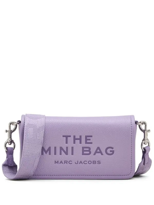 Marc Jacobs Leather Mini Crossbody Bag - Purple
