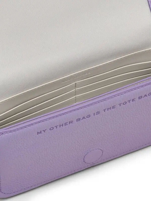 Marc Jacobs Leather Mini Crossbody Bag - Purple