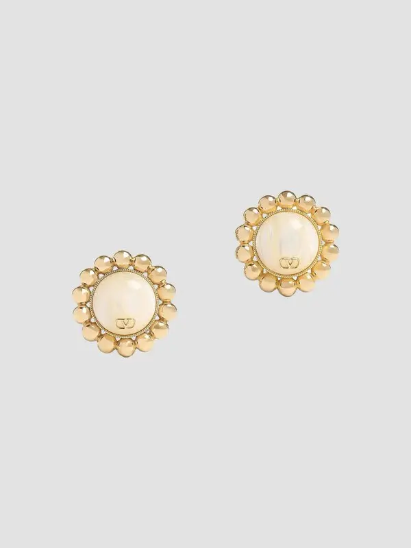 Valentino Garavani Pas Plus And Pearl Earrings