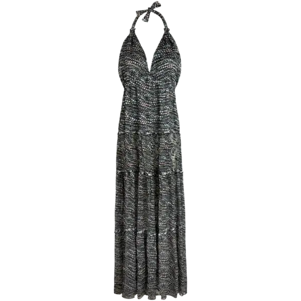 Vilebrequin Silk Pearl Luna Maxi Dress - Black | Editorialist