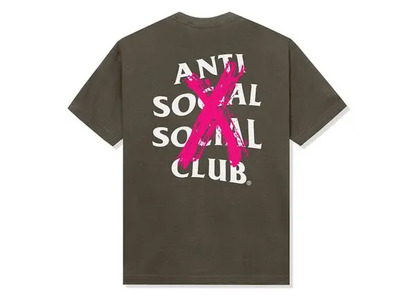ANTI SOCIAL SOCIAL CLUB Cancelled F&f Tee Shirt - Brown