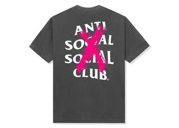 ANTI SOCIAL SOCIAL CLUB Cancelled F&f Tee Shirt - Grey