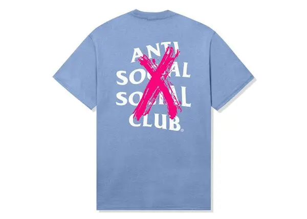 ANTI SOCIAL SOCIAL CLUB Cancelled F&f Tee Shirt - Blue