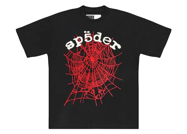 SP5DER Legacy Logo Heavyweight Tee Shirt - Black