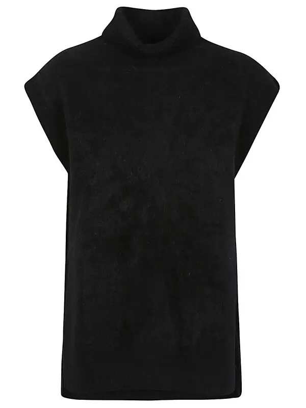 CT PLAGE Cashmere High Neck Vest