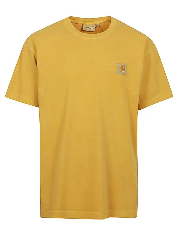 Carhartt Work In Progress S/s Vista Cotton T Shirt - Yellow