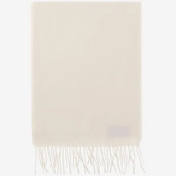 ALEX BEGG Cashmere Scarf - White