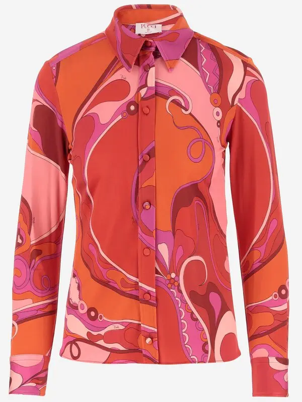 Emilio Pucci Satin Jersey Shirt