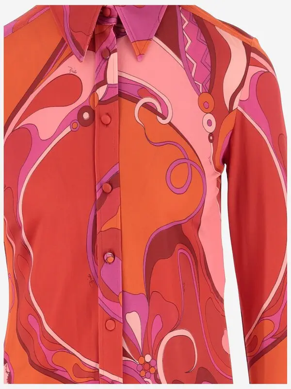 Emilio Pucci Satin Jersey Shirt