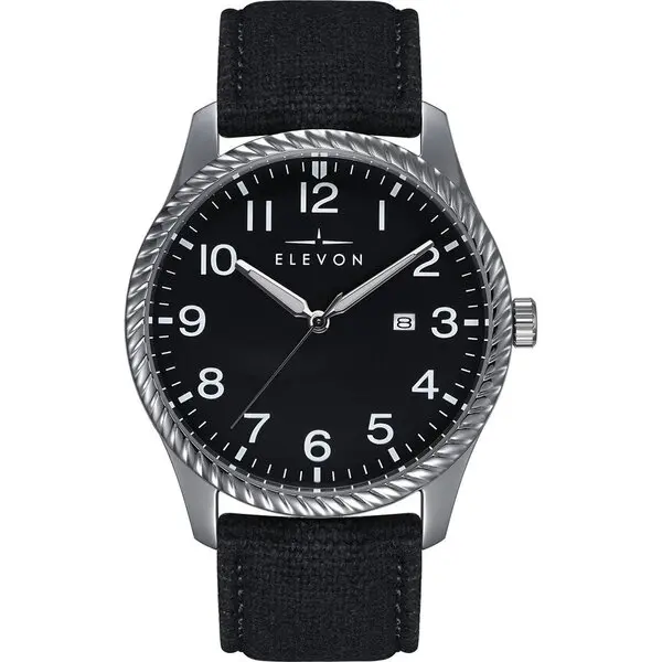 ELEVON Crosswind Strap Watch - Black