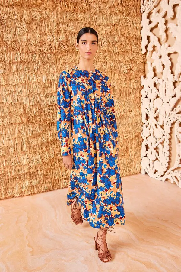 Ulla Johnson Palma Floral-Print Midi Dress In Wildflower - 70% Off |  Editorialist
