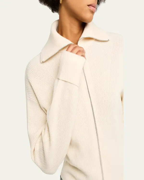 Derek Lam 10 Crosby Armanda Wool Sweater Blanc De Blanc
