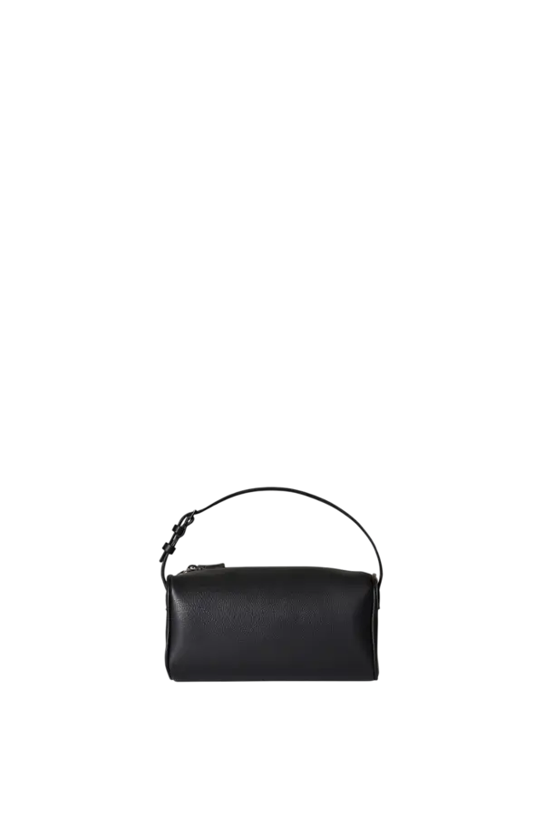 THE ROW 90's Leather Bag - Black