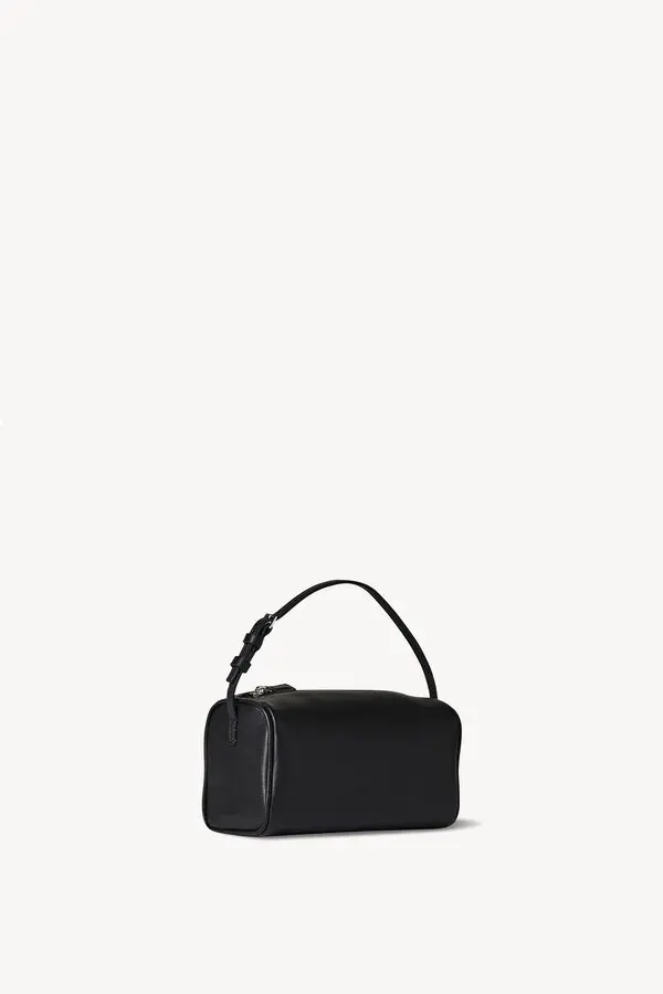 THE ROW 90's Leather Bag - Black
