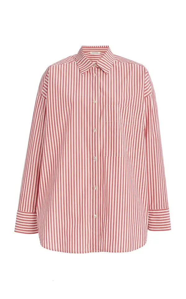 BY MALENE BIRGER Derris Organic-cotton Shirt - Stripe