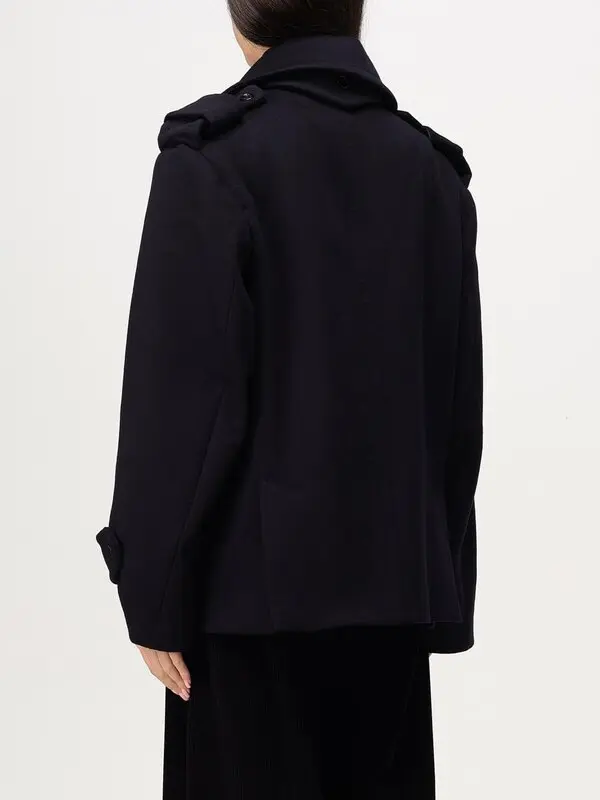 Max Mara Double Breasted Coat - Blue