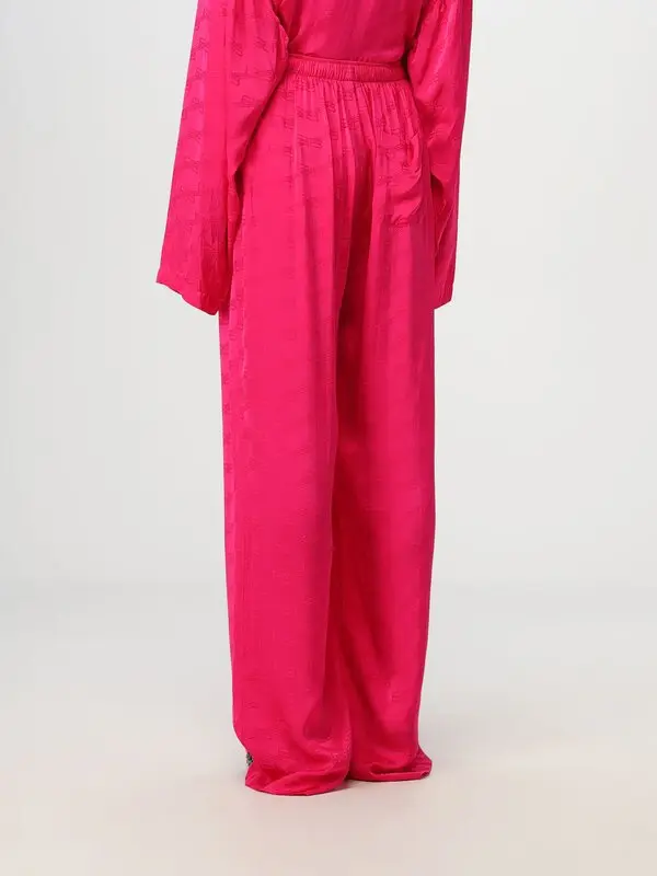Balenciaga Wide-leg Trousers - Fuchsia