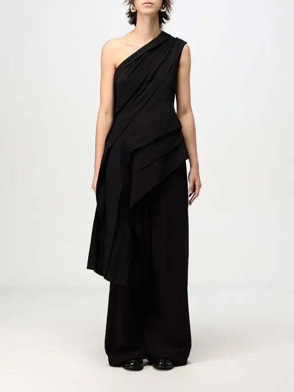 Bottega Veneta Asymmetrical Draped Top
