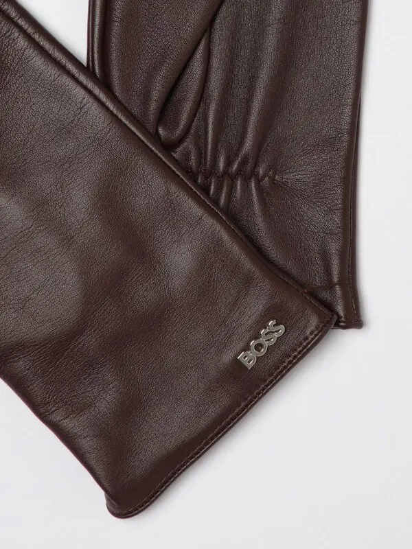 BOSS Leather Gloves - Violet