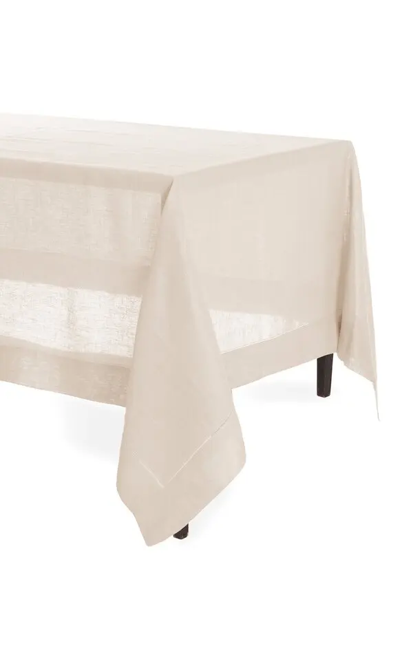 MODA DOMUS Linen Tablecloth - Ivory
