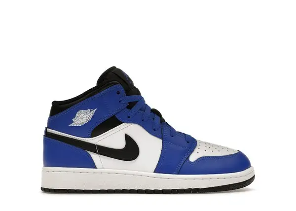 JORDAN 1 Mid Sneakers - Game Royal/white/black