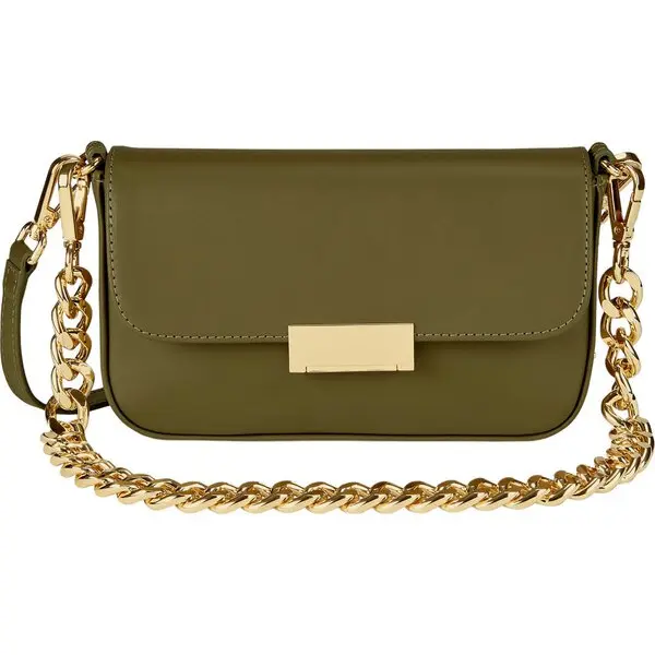 Gigi New York Edie Shoulder Bag - Olive