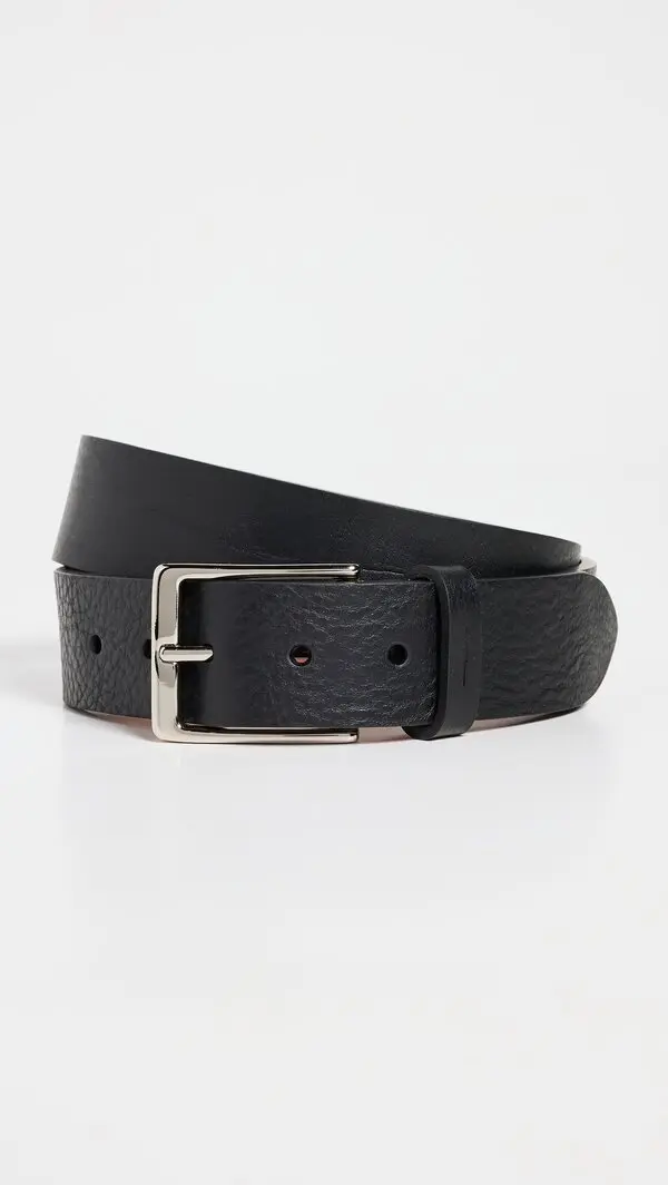 Shinola Lightning Bolt Keeper Leather Belt