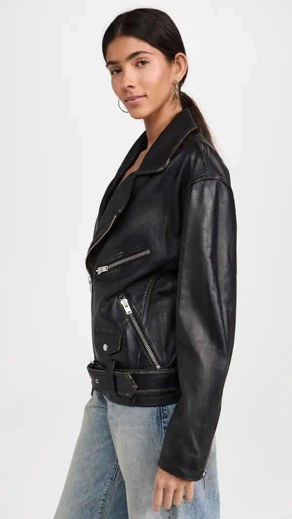 IRO PARIS Dylan Leather Biker Jacket