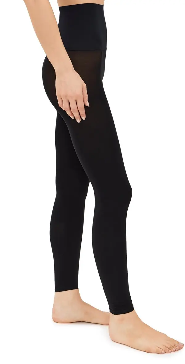Commando Ultimate Opaque Footless Tights - Black