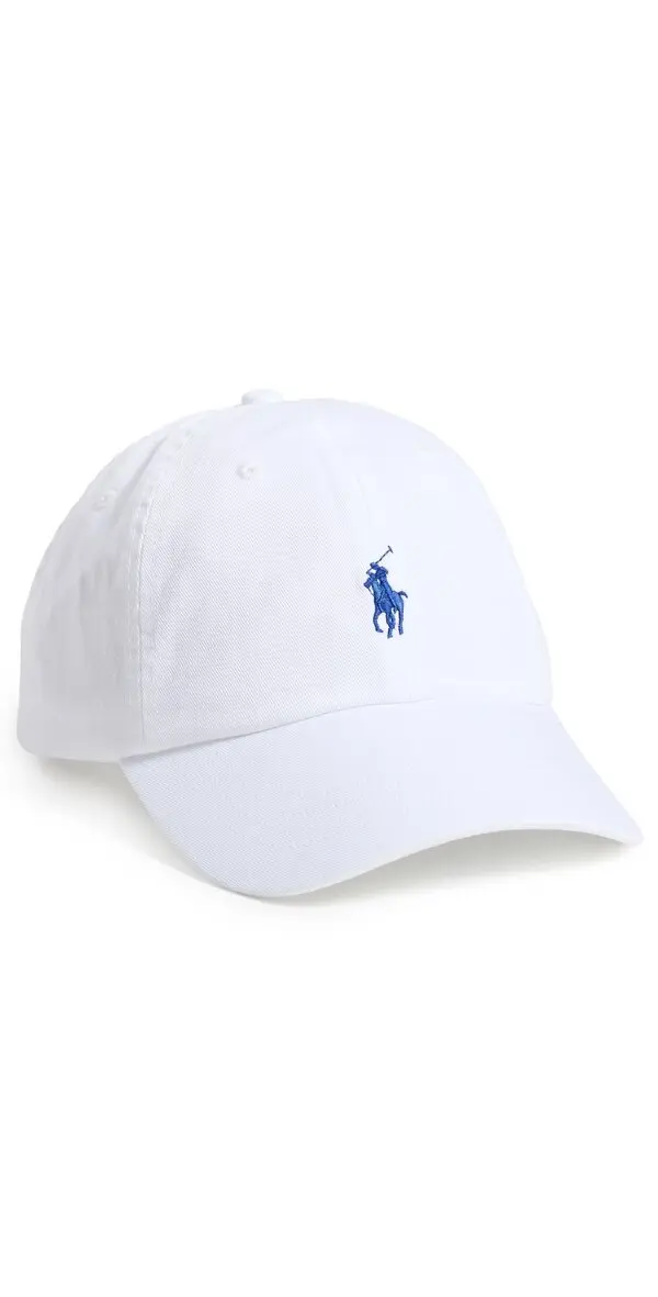 Polo Ralph Lauren Chino Sport Cap - White/marlin Blue
