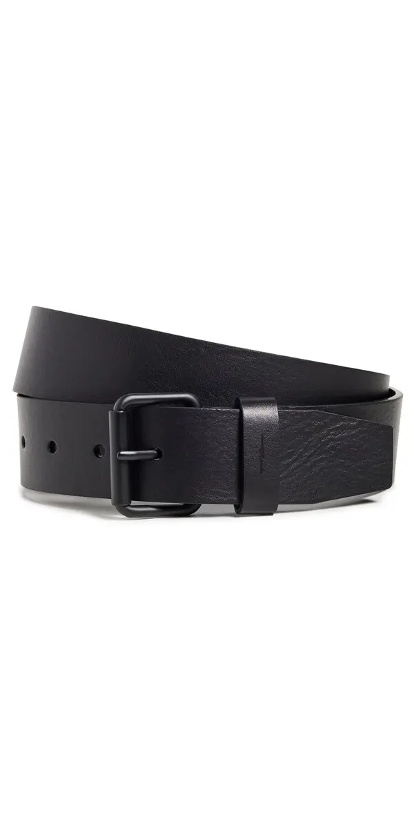 Shinola Rambler Leather Belt - Black