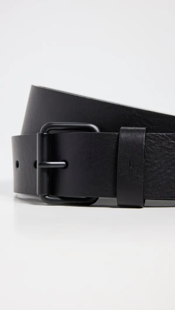 Shinola Rambler Leather Belt - Black
