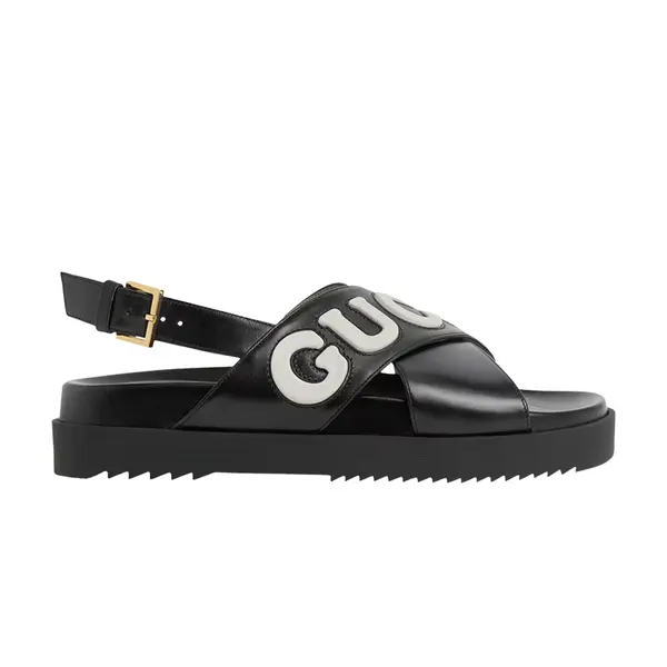 Gucci Crossover Sandals - Black