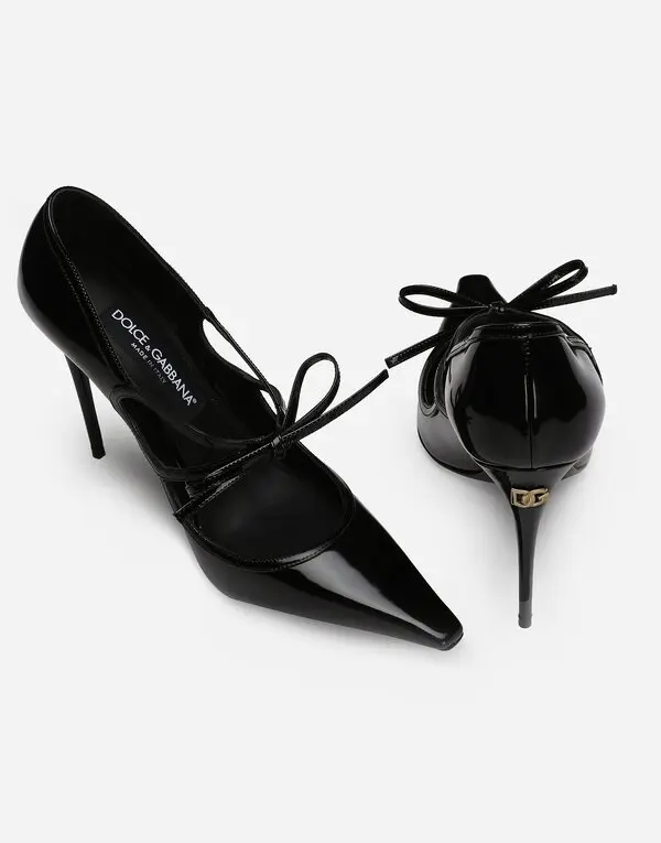 Dolce & Gabbana Polished Calfskin Pumps