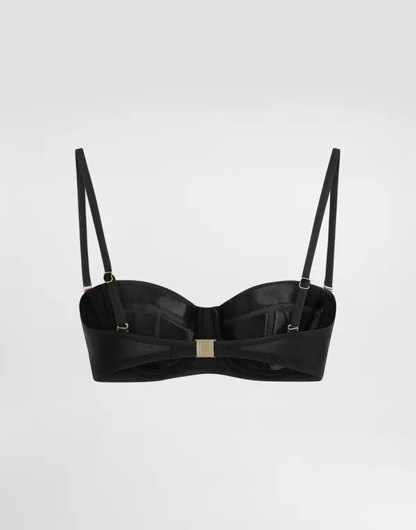 Dolce & Gabbana Balconette Bikini Top - Nero
