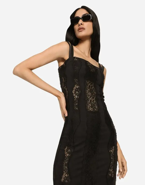 lace ruffle wrap dress Ever-Pretty Plus Size Lace Ruffle Sleeve Lace Dress main image 1