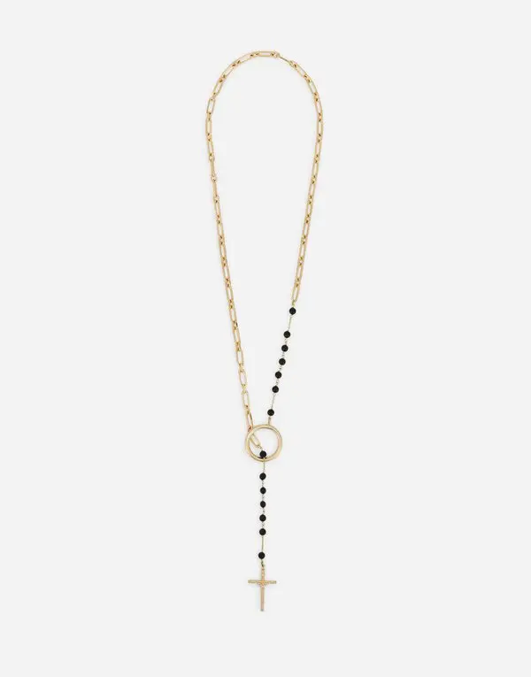 Dolce & Gabbana Chain Rosary Necklace - Gold