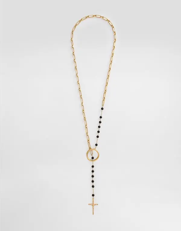 Dolce & Gabbana Chain Rosary Necklace - Gold
