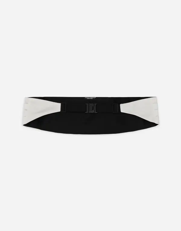 Dolce & Gabbana Silk Satin Cummerbund - White