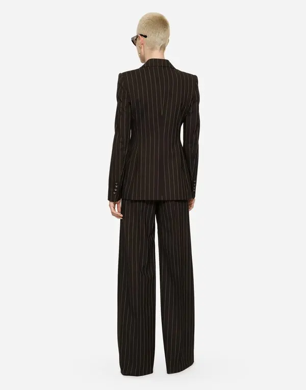 Dolce & Gabbana Single-breasted Pinstripe Turlington Jacket