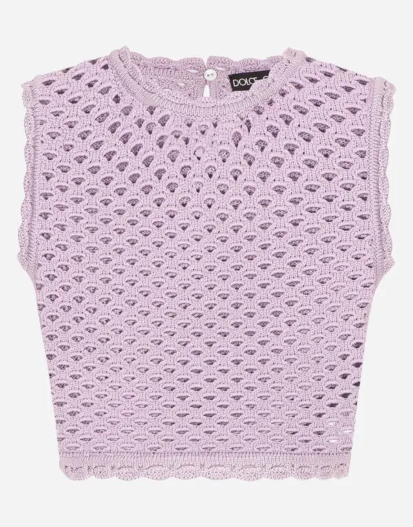 Dolce & Gabbana Crochet Crop Top