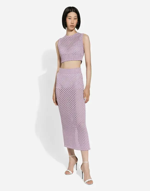 Dolce & Gabbana Crochet Crop Top