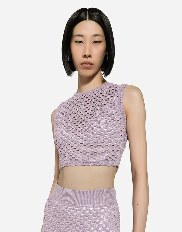Dolce & Gabbana Crochet Crop Top