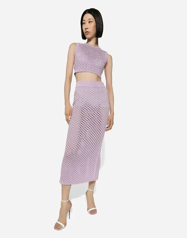 Dolce & Gabbana Crochet Crop Top