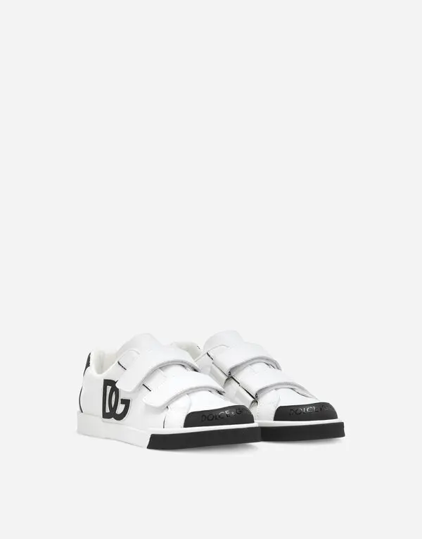 Dolce & Gabbana Calfskin Portofino Sneakers - Multicolor