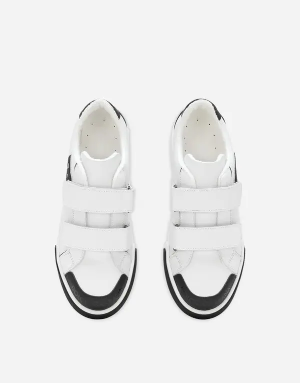 Dolce & Gabbana Calfskin Portofino Sneakers - Multicolor