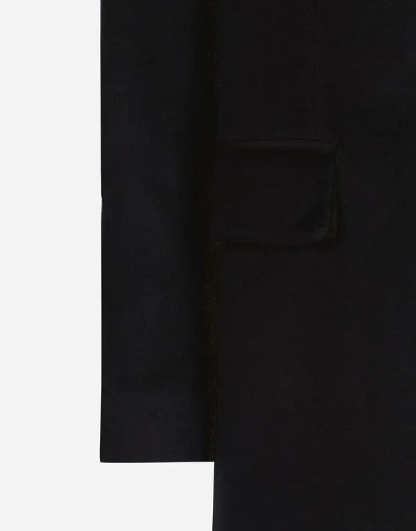Dolce & Gabbana Single-breasted Cashmere Coat - Blue