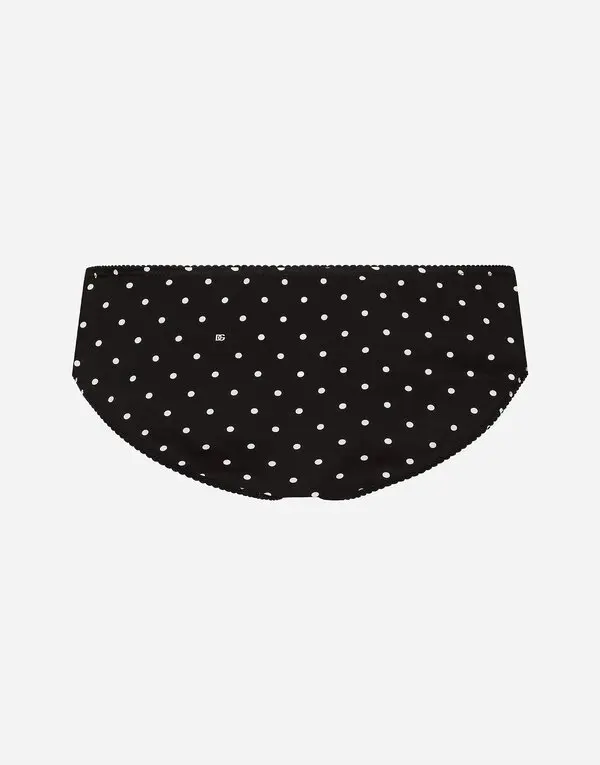 Dolce & Gabbana Polka-dot Silk Panties
