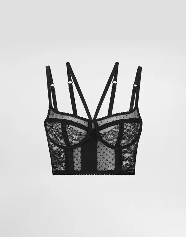 Dolce & Gabbana Top Con Reggiseno - Black