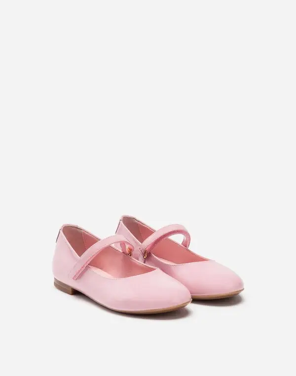 Dolce & Gabbana Leather Ballet Flats - Pink